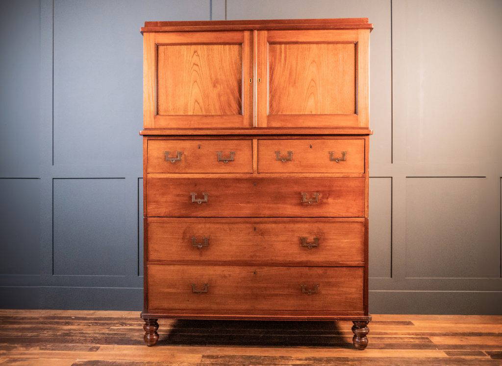 Linen Press Campaign Chest - Antique & Contemporary furniture and ...
